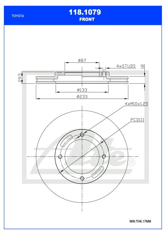 118.1079 | Alfred Teves Brake Systems