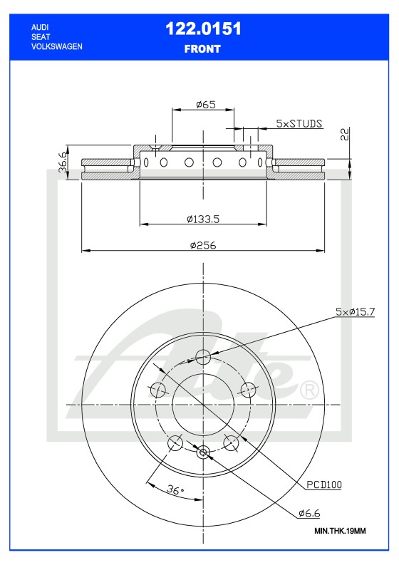 122.0151 | Alfred Teves Brake Systems