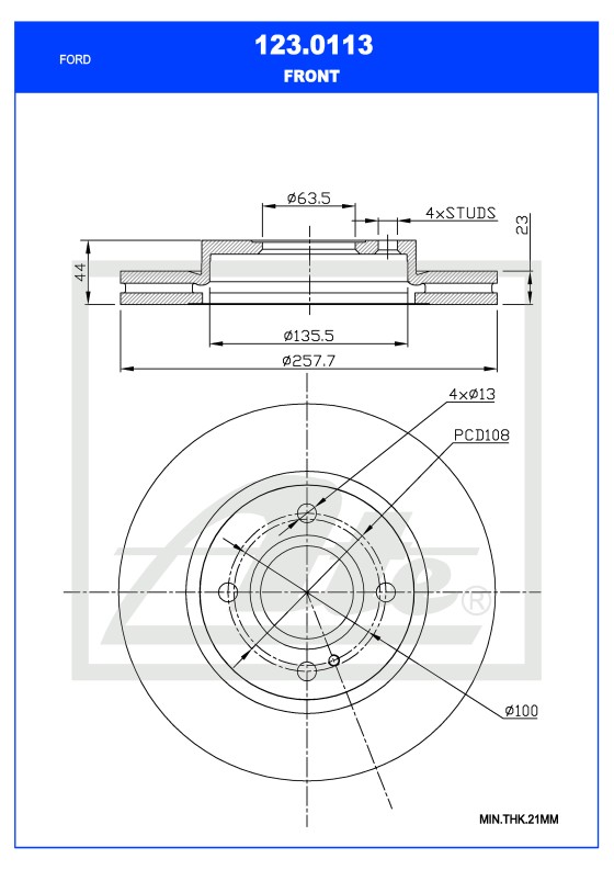 123.0113 | Alfred Teves Brake Systems