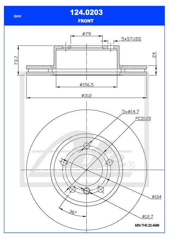 124.0203 | Alfred Teves Brake Systems