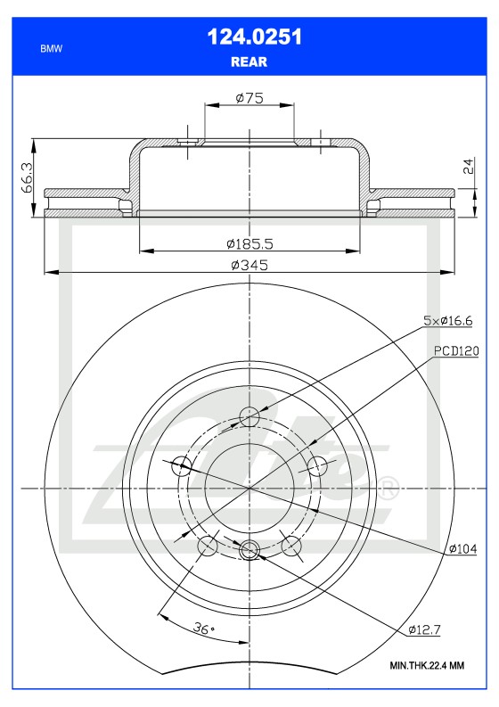 124.0251 | Alfred Teves Brake Systems