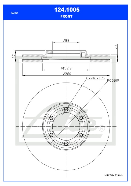 124.1005 | Alfred Teves Brake Systems