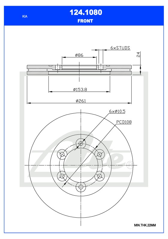 124.1080 | Alfred Teves Brake Systems