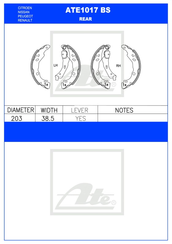 ATE1017BS | Alfred Teves Brake Systems