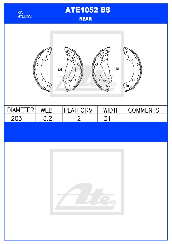 ATE1052BS | Alfred Teves Brake Systems