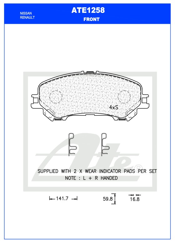 ATE1258 | Alfred Teves Brake Systems
