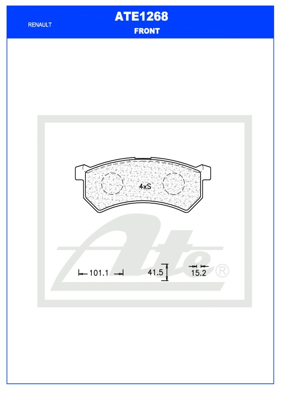 ATE1268 | Alfred Teves Brake Systems