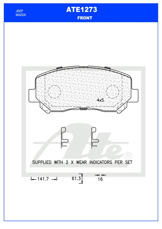 ATE1273 | Alfred Teves Brake Systems